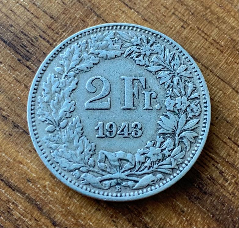 Schweiz 2 Franken 1943 Silber | Kaufen auf Ricardo