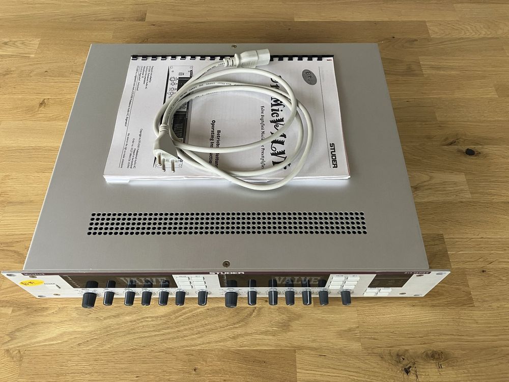 Studer D19 MicValve 2-Kanal Röhrern-Mikrofon-Vorverstärker (Gebraucht ...