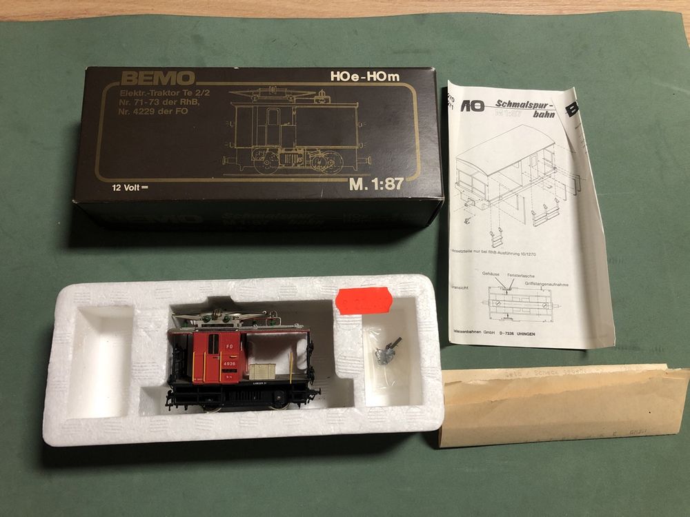 Bemo 1271 Traktor Te 2/2 4229 FO OVP | Kaufen auf Ricardo