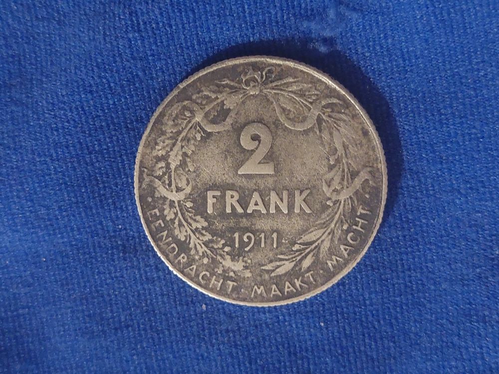 2 Frank 1911 Belgien (Gebraucht) in Elsau für CHF 6 – mit Lieferung auf Ricardo kaufen