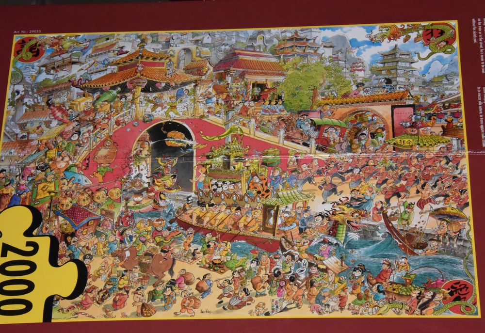 2 Heye 2000 Puzzles … CHINA TOWN und CASTLE OF HORROR … (Gebraucht) in ...