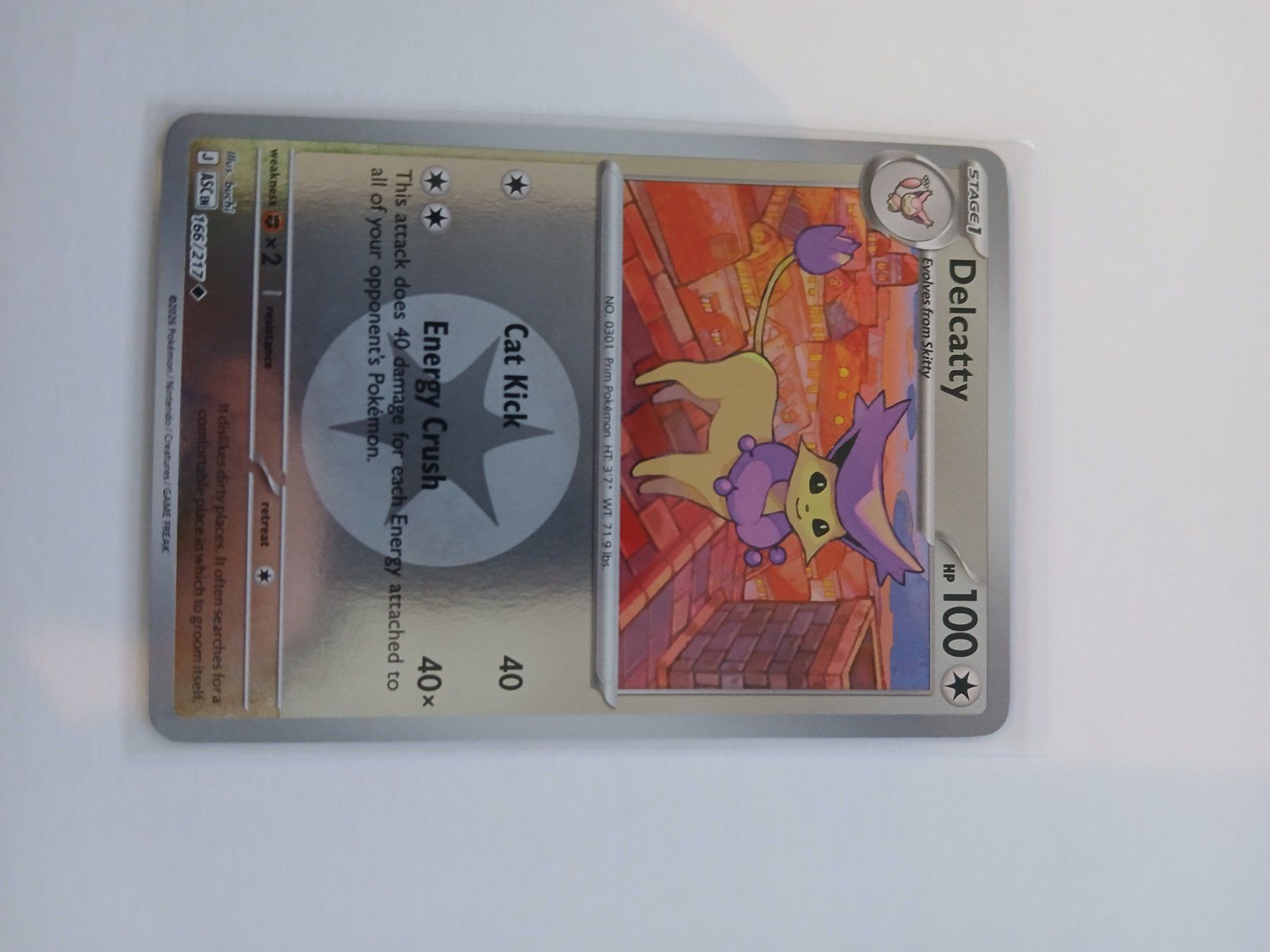 Delcatty #166 Reverse Holo Pokemon Ascended Heroes EN (Gebraucht) in ...