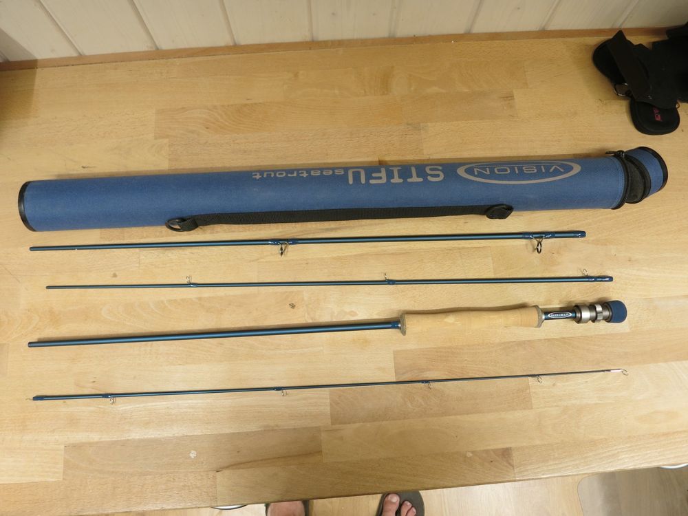 Fliegenfischer Rute Vision Stifu Seatrout Länge 9" Klasse7 (Neu (gemäss ...