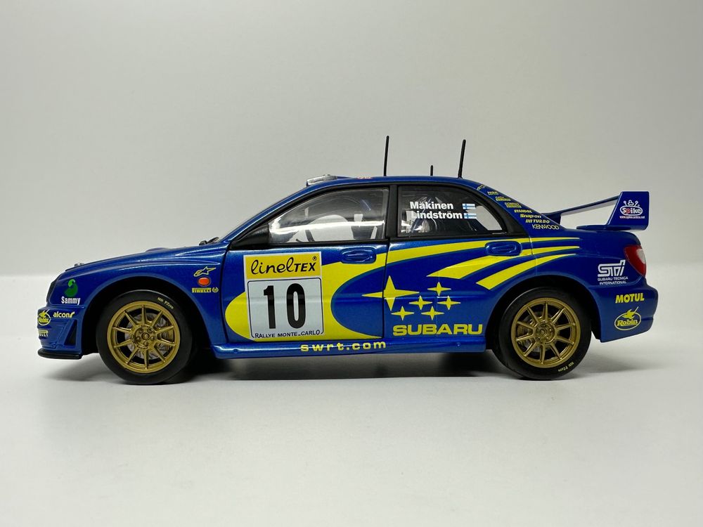 Subaru Impreza WRC (Bugeye) 1:18,Mäkinen,MonteCarlo, Solido (Gebraucht) in Strengelbach für CHF ...