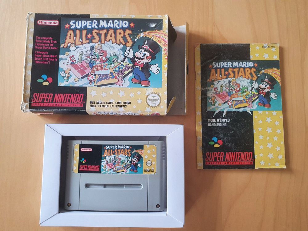 Super Nintendo Snes Nes - SUPER MARIO ALL STARS FAH CIB (D'occasion) à ...