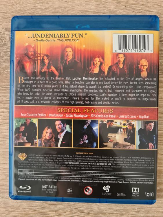 Lucifer Season 1 (3 Blu-ray) (13 Episodes) - Blu-ray | Kaufen auf Ricardo