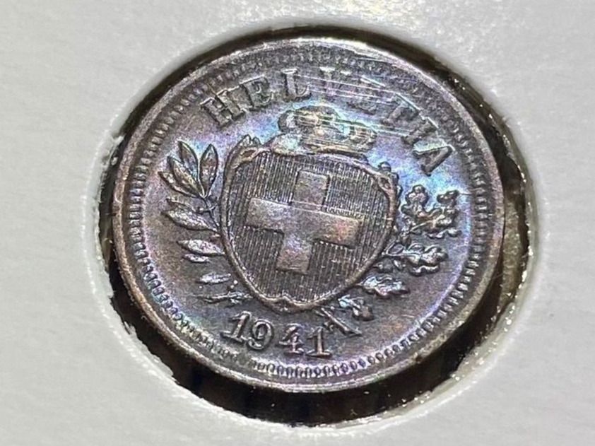 Schweiz 1 Rappen 1941 unz ++ dunkle Perlmutt Patina ++ | Kaufen auf Ricardo