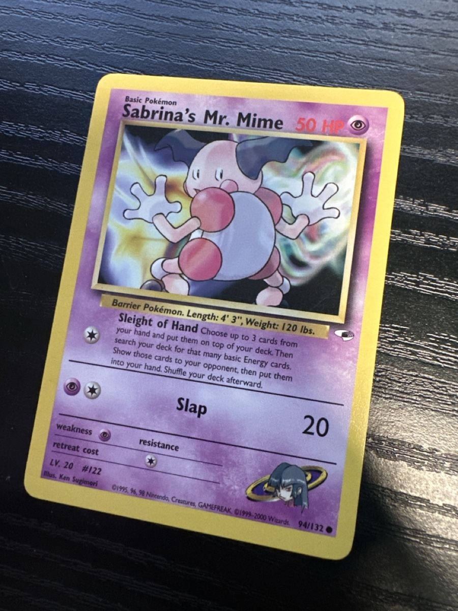 Sabrina‘s Mr. Mime 94/132 Gym Heroes Non Holo Wotc Pokemon (Gebraucht ...