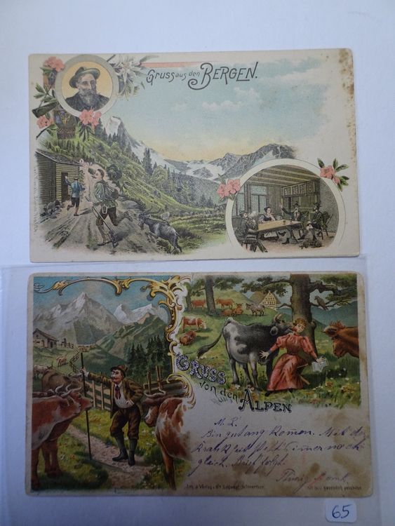 2 AK Gruss aus den Bergen | Kaufen auf Ricardo