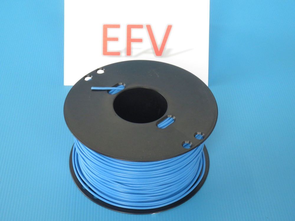 15 Meter T-Litze 1,5mm2 hellblau Meterware (Neu und originalverpackt ...