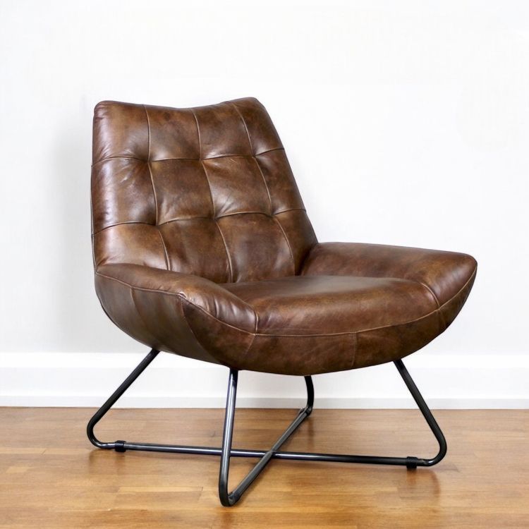 Leder Design-Sessel, Komfort und Modernität vereint (Neuf avec emballage d'origine) à Cressier ...