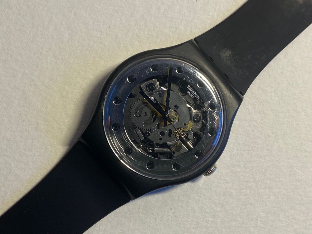 Swatch new gent black (Gebraucht) in Genève für CHF 10 – mit Lieferung ...