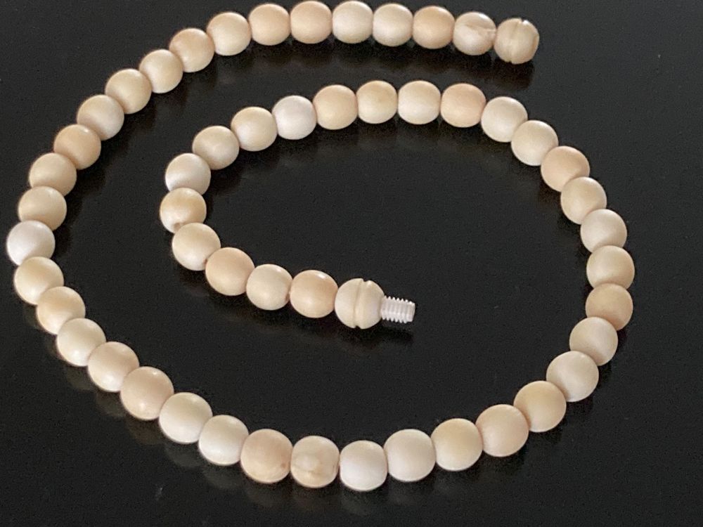 Collier vintage en perles naturelles de couleur ivoire | Kaufen auf Ricardo