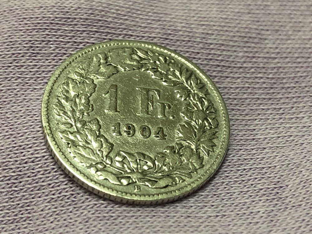 Schweiz 1 Franken 1904 Silber Rar | Kaufen auf Ricardo