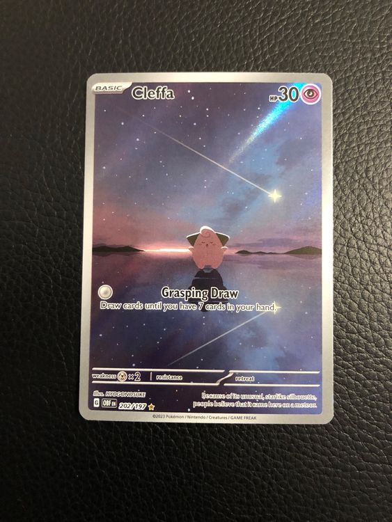 Obsidian Flames - Cleffa Secret 202/197 NM Ab 1 | Kaufen auf Ricardo