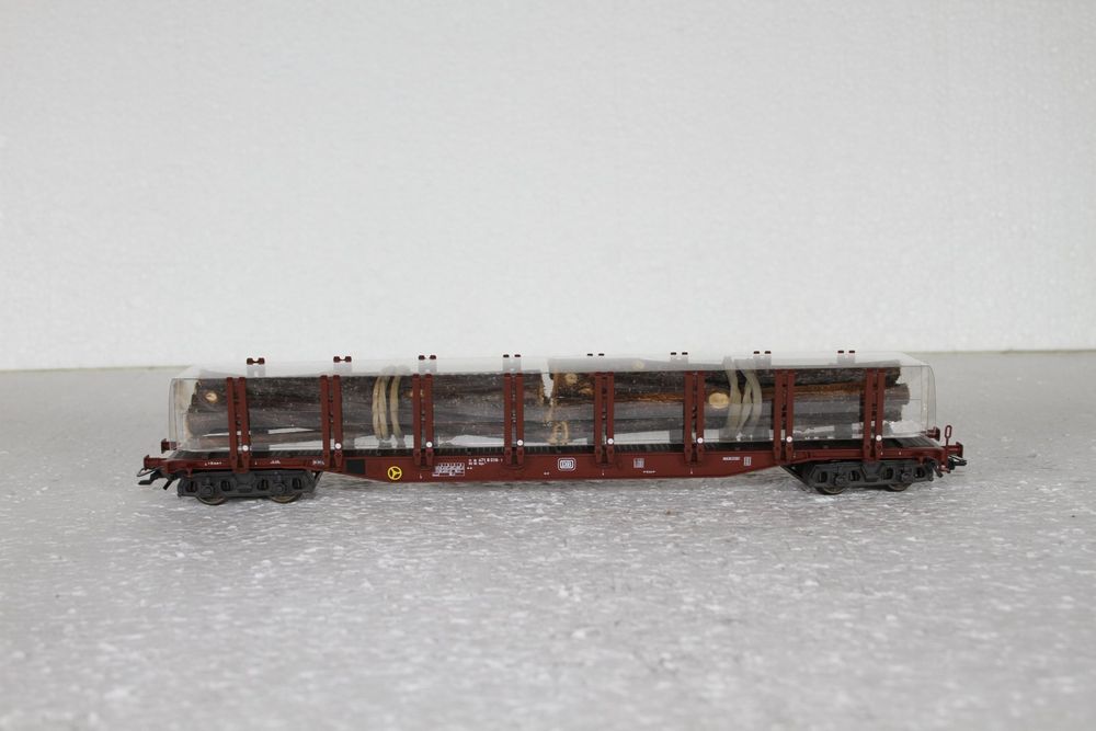 Märklin 47711 DB Rungenwagen Smps 719 mit echtem Holz (Neu (gemäss ...