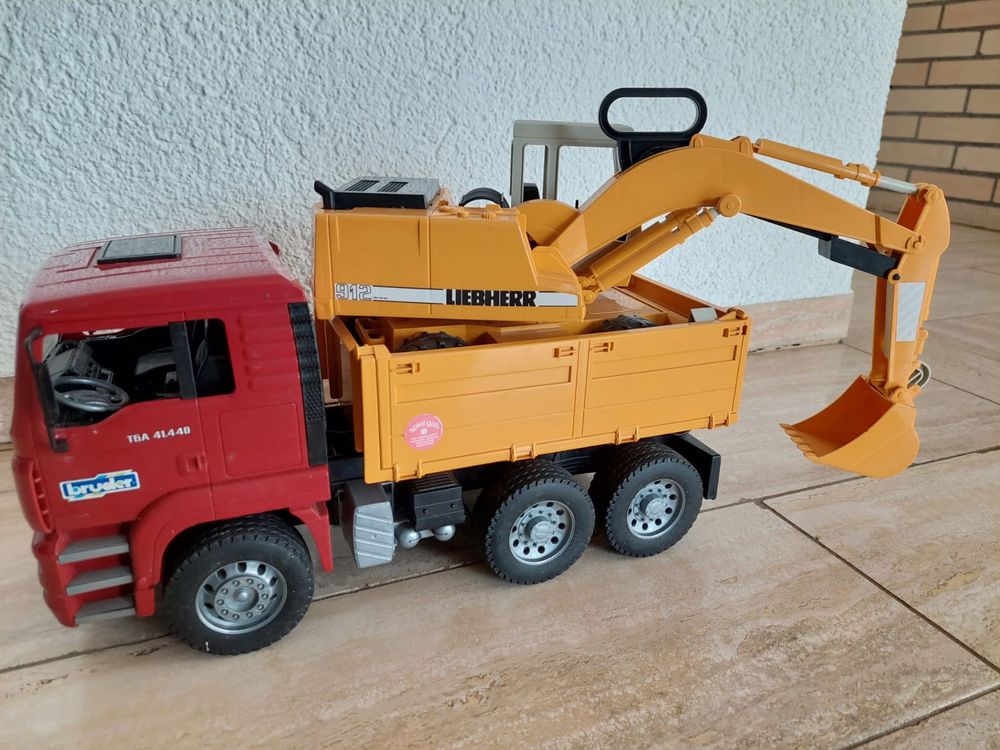 LKW-Kipper und Bagger von Bruder | Kaufen auf Ricardo