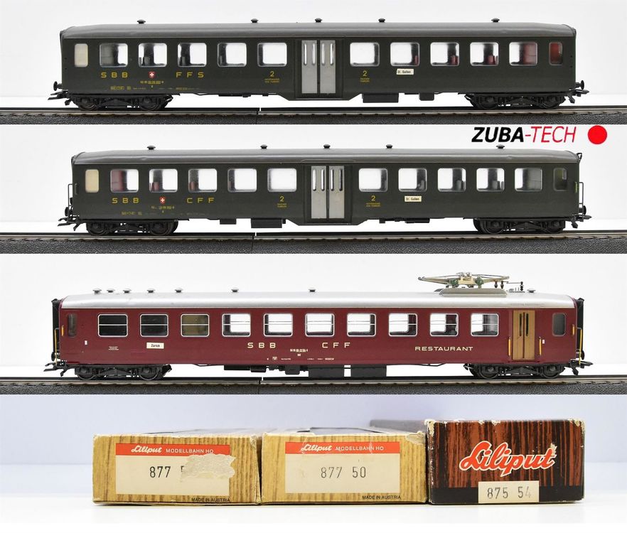 Liliput 3x Leichtstahlwagen SBB H0 GS OV | Kaufen auf Ricardo