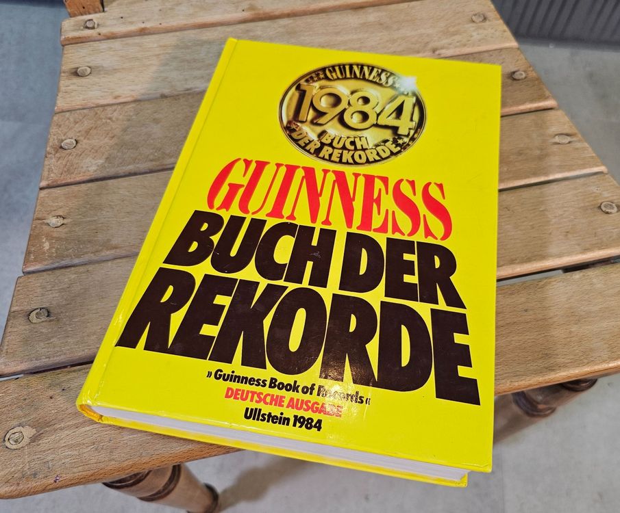 1984 GUINNESS BOOK OF THE WORLD RECORDS - BUCH DER REKORDE (Usato) a ...