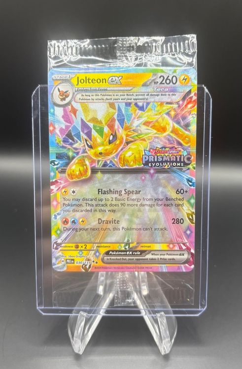 Jolteon Prismatic Stamp 030/131 Prismatic Evolutions(EN) (Gebraucht) in ...