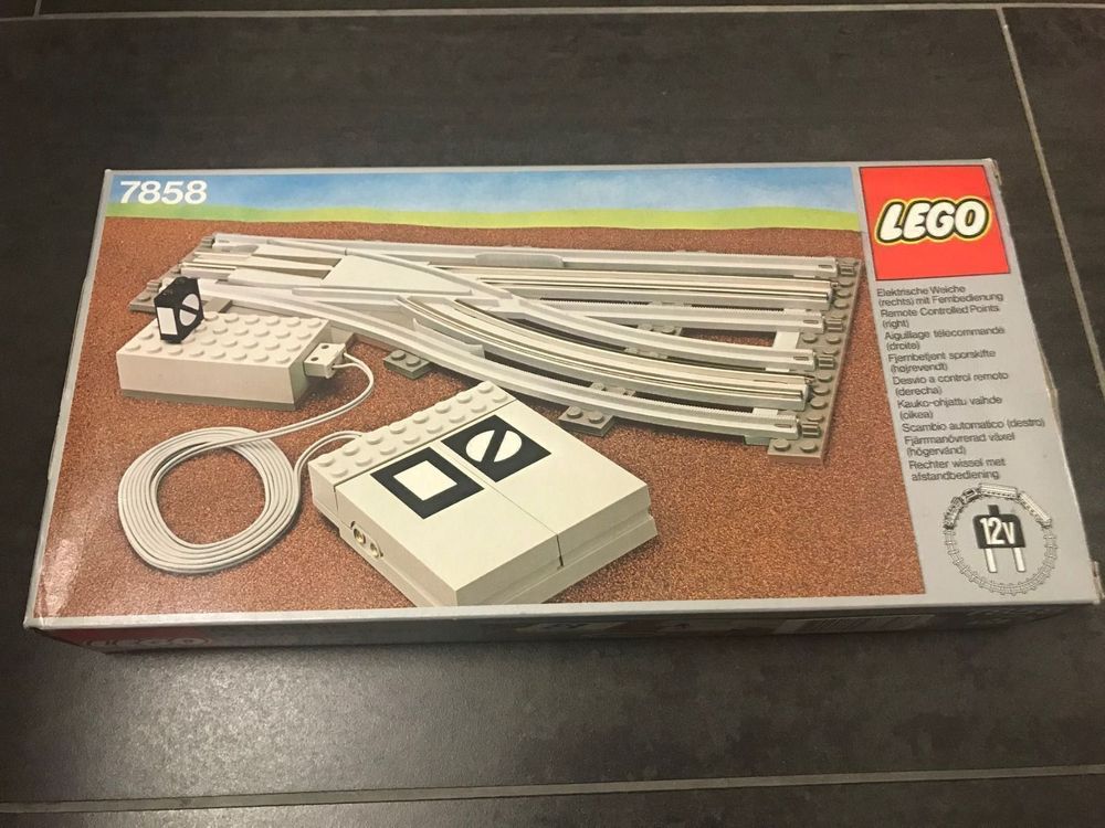 LEGO 7858 - Eisenbahn Weiche rechts 12V | Kaufen auf Ricardo