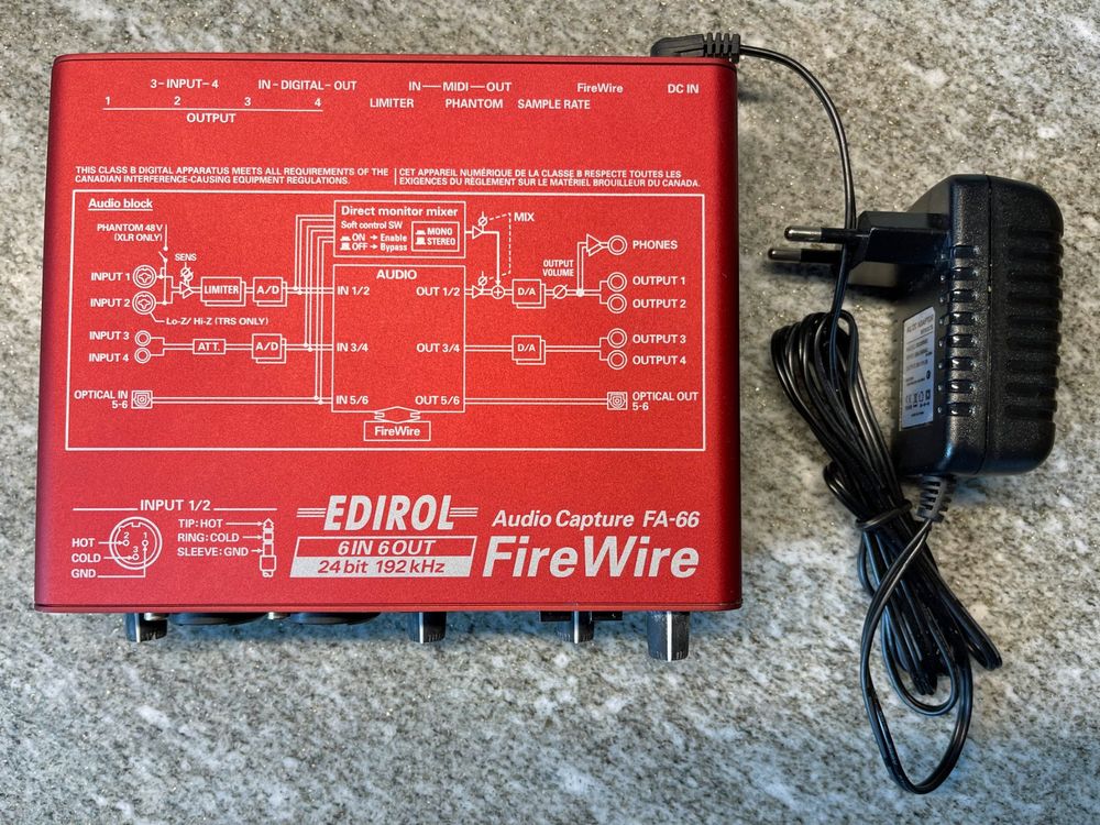 Edirol Audio Capture FA-66 | Kaufen auf Ricardo