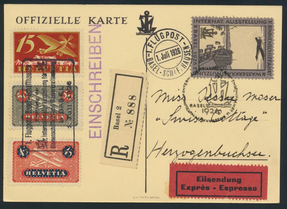 Flugkarte Basel - Schaffhausen mit Vignette | Kaufen auf Ricardo