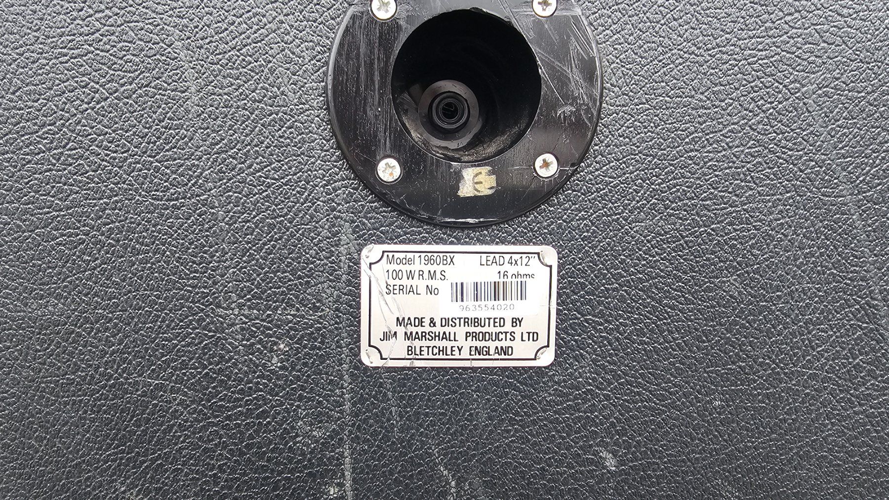 Marshall Box Lead 4x12 Model 1960BX, Greenbacks 100W Gerade (Gebraucht ...
