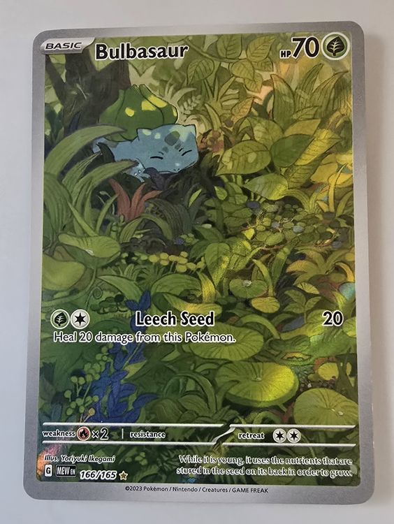 Carte Pokémon Bulbasaur 166/165 Alt (Neu (gemäss Beschreibung)) in ...