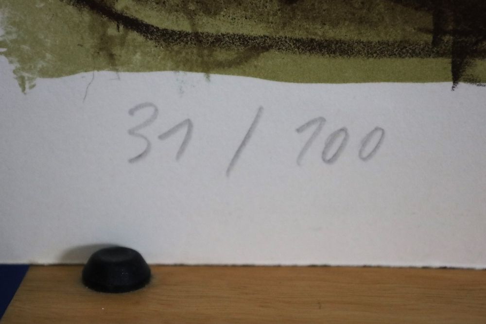 Hannes Gruber 1928-2016, Lithographie, handsigniert von 1976 | Kaufen auf Ricardo