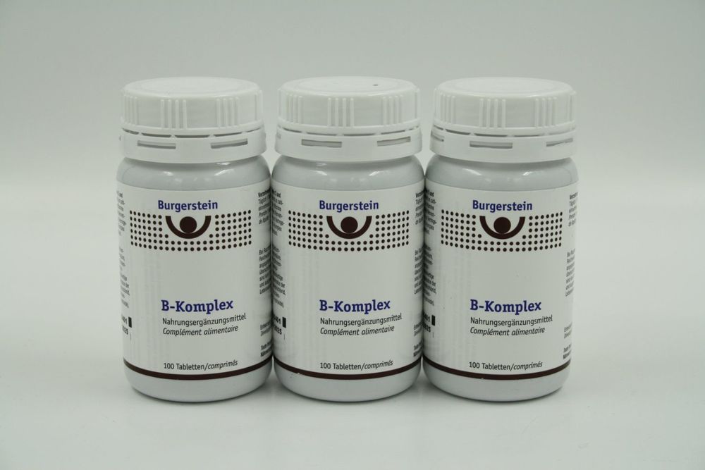 3x BURGERSTEIN B-Komplex Nahrungsergänzung (24013144) (Neu (gemäss Beschreibung)) in Zürich für ...
