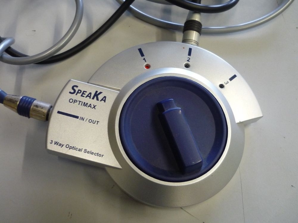 SpeaKa Optimax 3 Way Optical Selector CD Audio Video Cinch (Gebraucht ...