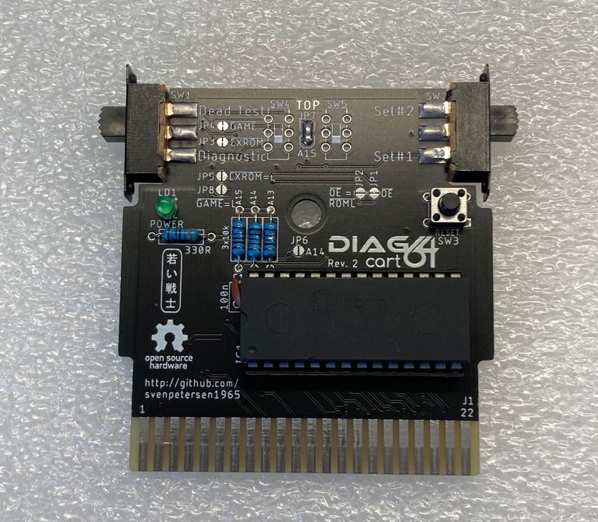 Diag64cart Commodore C64 Diagnose & Laufwerk justage Karte (Gebraucht ...