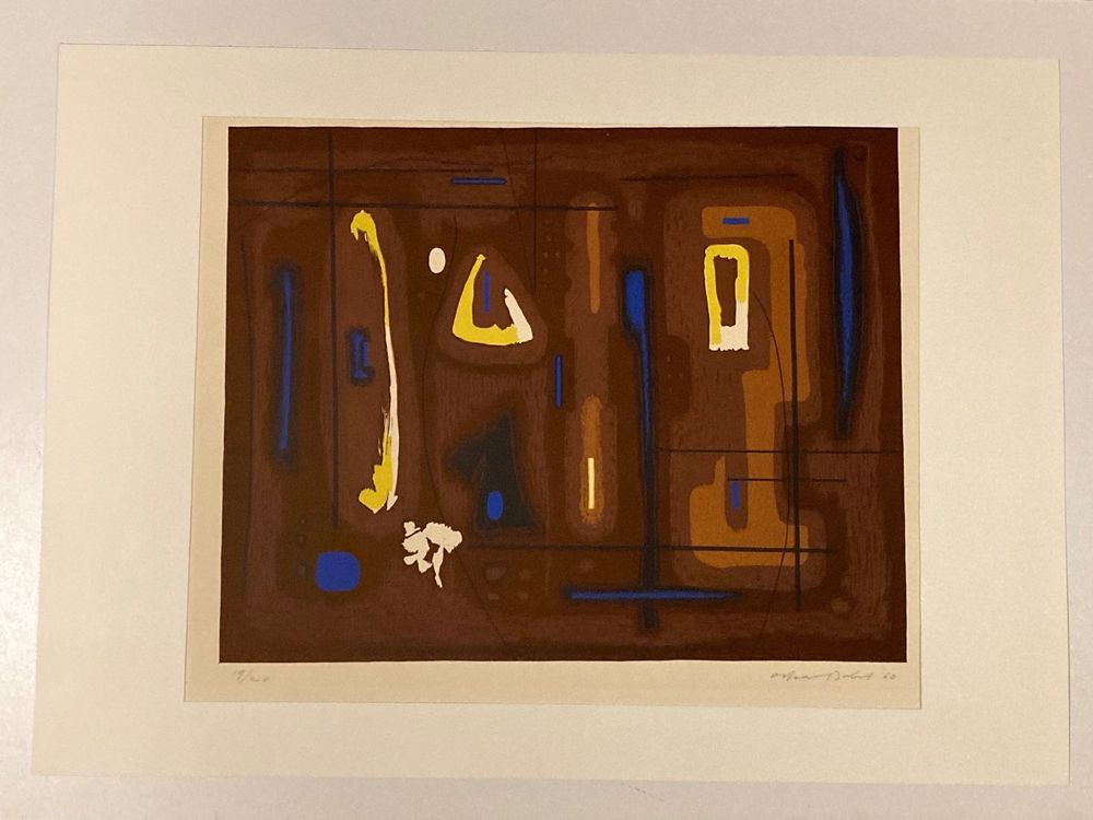 Oskar Dalvit 1960 (1911-1975) Holzschnitt signiert 19/20 Han | Kaufen ...