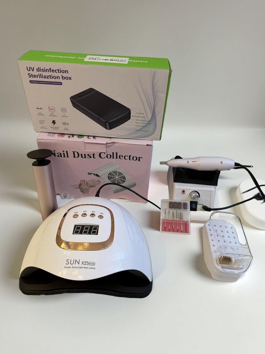 Nail Art Set – UV Lamp, Drill & Dust Collector (Gebraucht) in ...