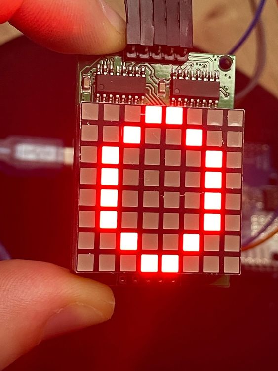 Red Led Matrix 8x8 74hc595 For Arduino Raspberry Pi Neu Gemäss Beschreibung In Meyrin
