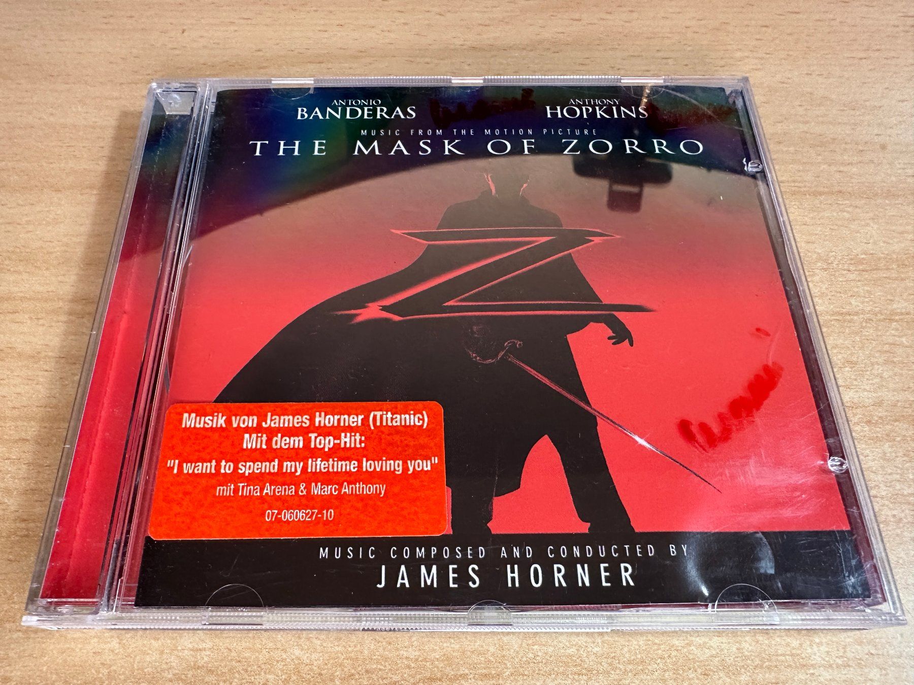O3 James Horner – The Mask Of Zorro (Music From The Motion P (Gebraucht ...