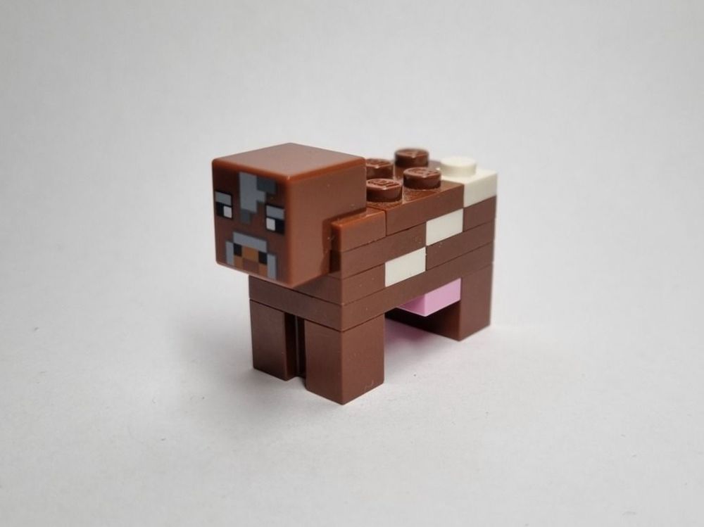 LEGO Minecraft minecow01 Reddish Brown Minecraft Cow (1) | Kaufen auf ...