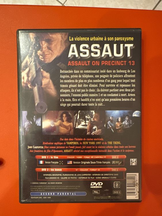 DVD Assaut Assault on Precinct 13 (Gebraucht) in Veyrier für CHF 10 ...