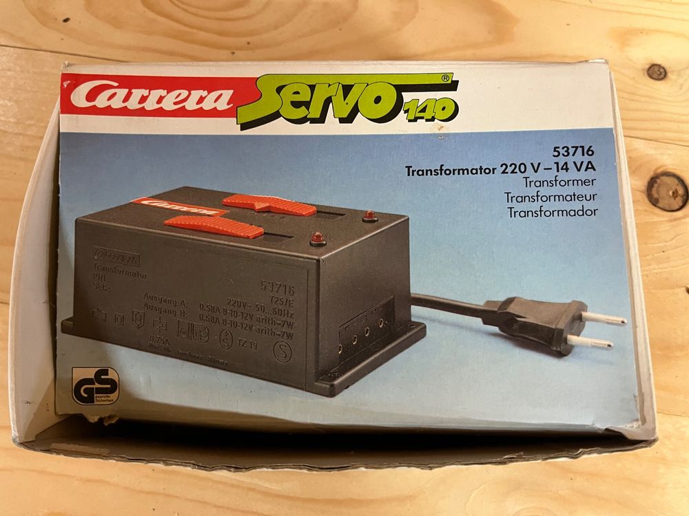 Carrera Transformator 220V-14A 53716 (Gebraucht) in Stadel für CHF 5 ...