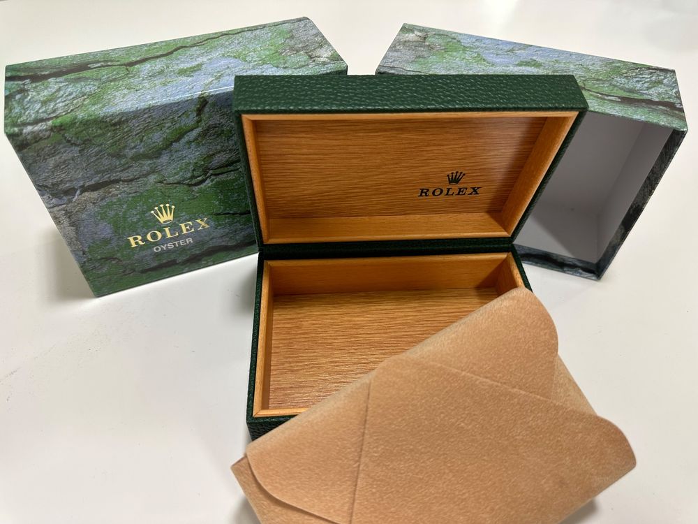 ROLEX UHREN-BOX mit Karton im faszinierenden Zustand (Gebraucht) in für ...