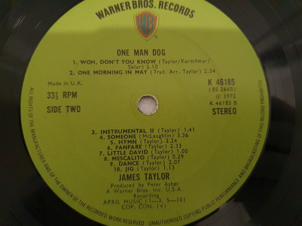 James Taylor – One Man Dog (Gebraucht) in Uster für CHF 6 – mit ...