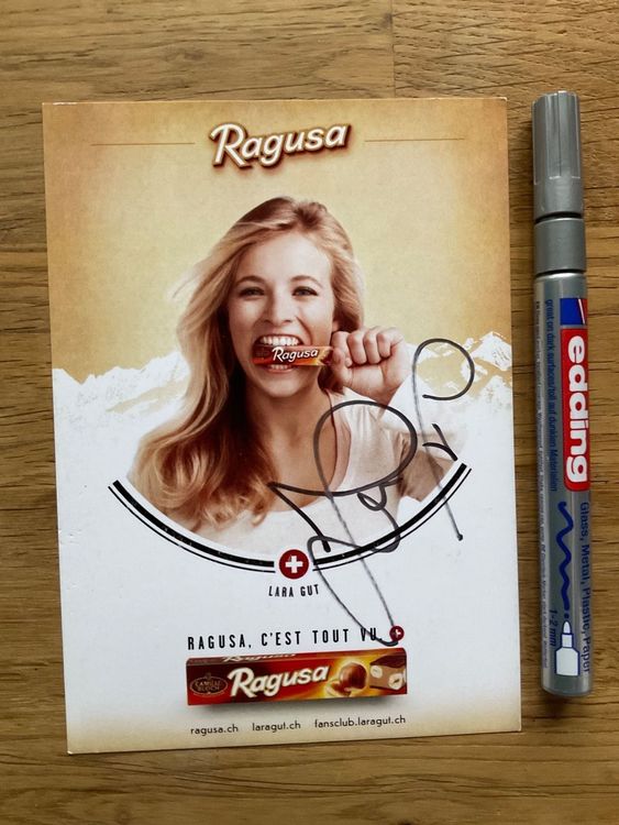 Lara Gut Autogrammkarte signiert | Kaufen auf Ricardo