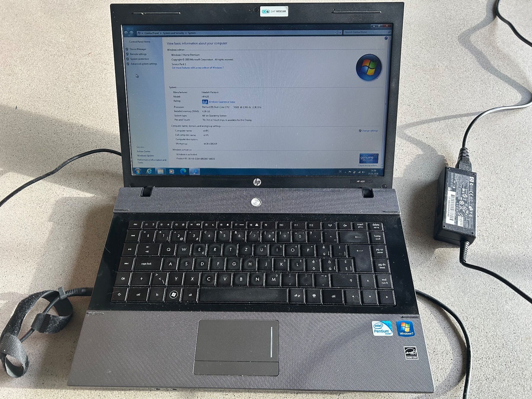 HP 620 Notebook - Windows 7 (Gebraucht) in Winterthur für CHF 10 – mit ...