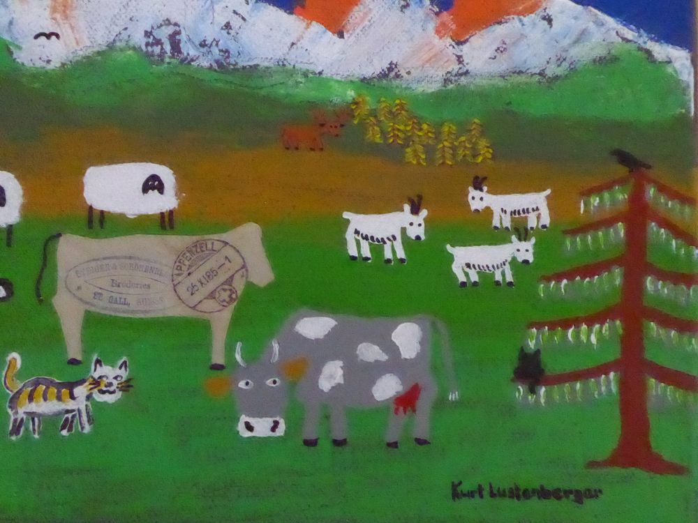 Kurt Lustenberger / Naive Malerei / Unikat / Signiert | Kaufen auf Ricardo