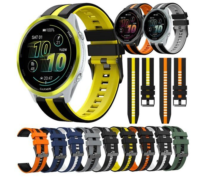 Armband Silikon Xcot für Garmin Venu/Vivoactive/Forerunner (Neu und ...