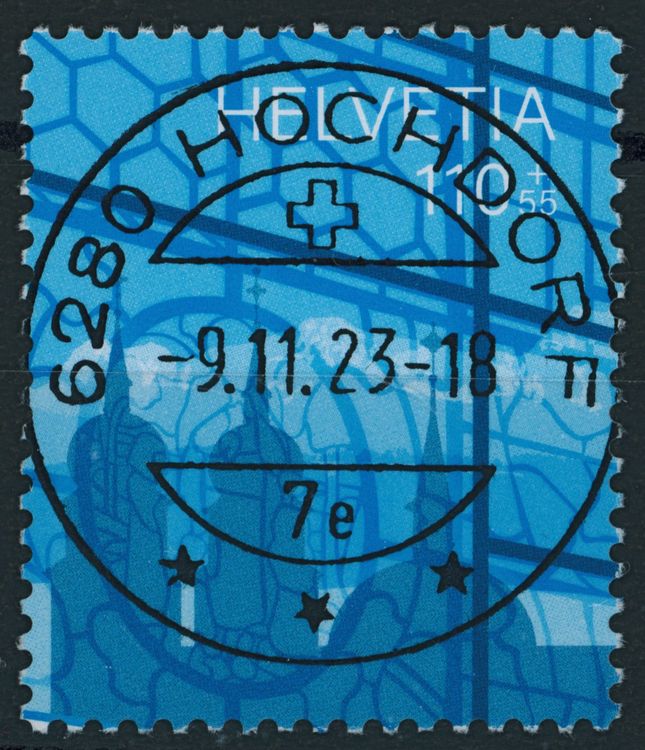 2023 Tag Briefmarke - Eschenbach - Blockausschnitt - ET Voll (Gebraucht) in Schindellegi für CHF ...