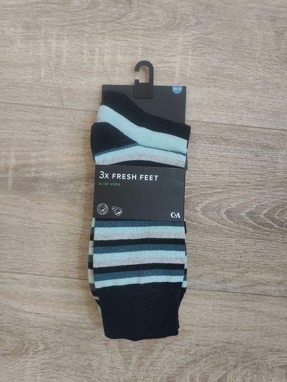 3x Men's Fresh Feet Aloe Vera Socks - New | Kaufen auf Ricardo
