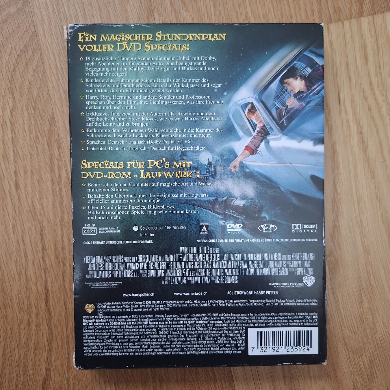 DVD Harry Potter und die Kammer des Schreckens 2Disc Edition (Gebraucht ...