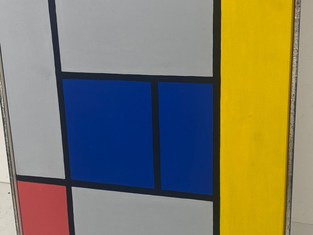 Moderne/Konkrete Gemälde unleserlich signiert | Kaufen auf Ricardo